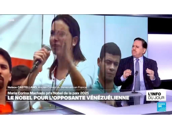 Le Nobel de la paix pour l'opposante vénézuélienne Maria Corina Machado ...